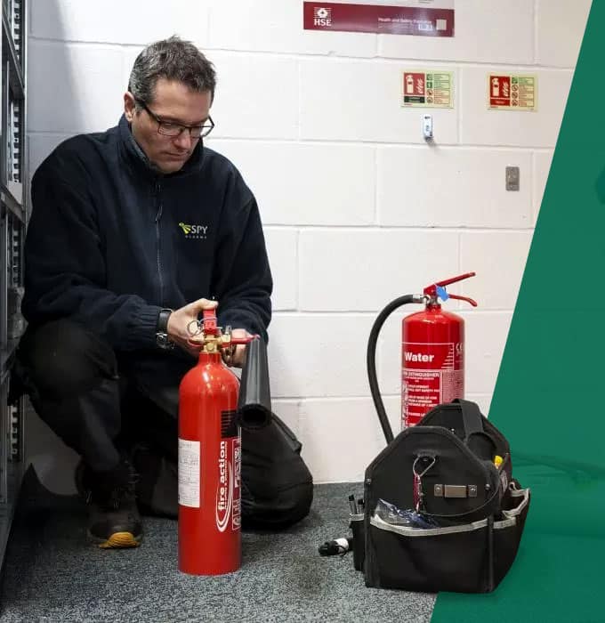 Commercial Fire Extinguishers, Installation & Maintenance | Spy Alarms